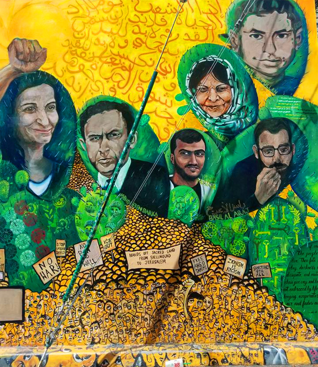 Arab Liberation Mural - Clarion Alley Mural Project