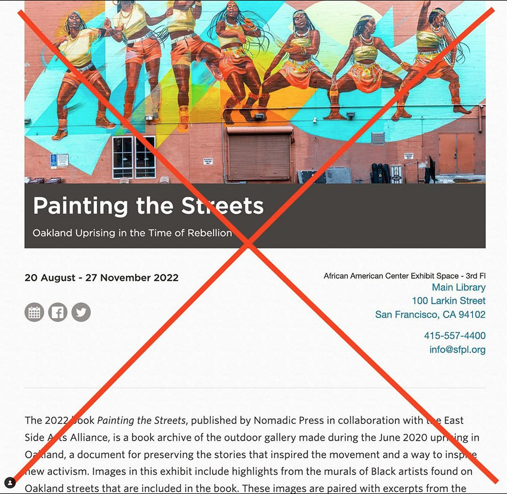 Nomadic Press and EastSide Arts Alliance Stand with CAMP and Wall + Response - Clarion Alley ...